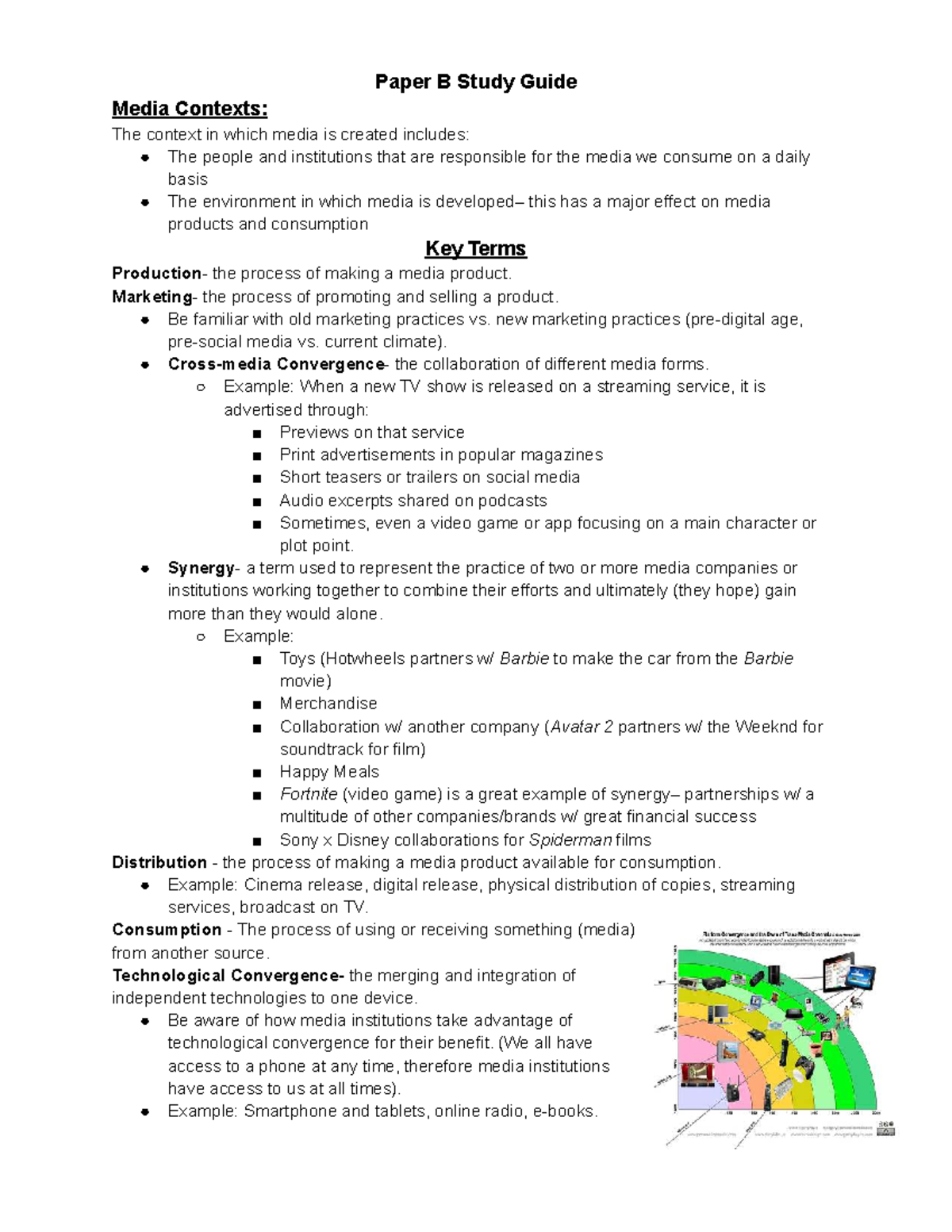 AICE Media Studies AS Paper B Study Guide: Theories & Concepts Overview ...