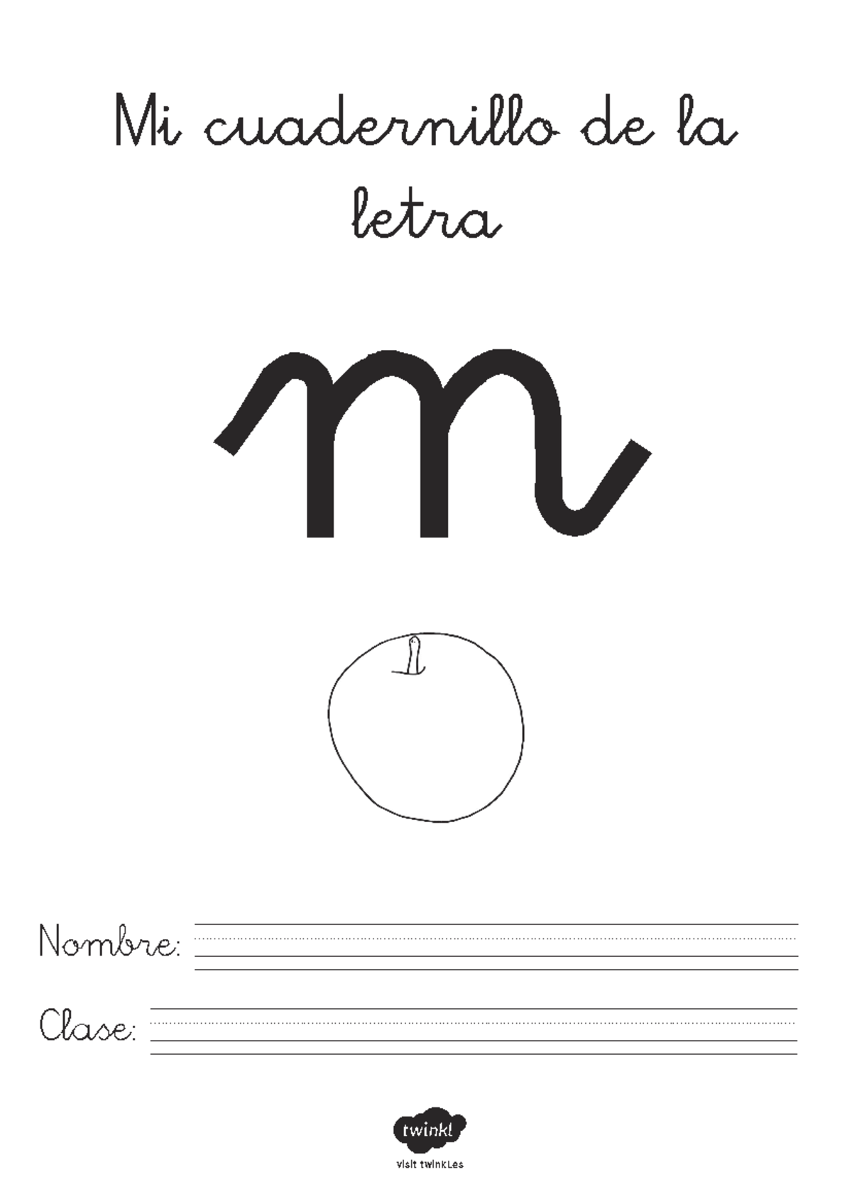 Cuadernillo letra m - LENGUAJE - Mi cuadernillo de la letra m Nombre ...