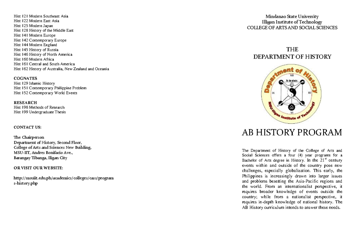 Hist 121 Hist Brochure: Overview of Jose Rizal's Life and Works - Studocu