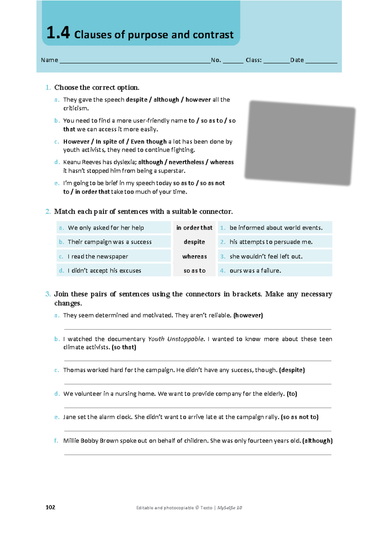 1.4 Clauses of Purpose and Contrast - Standard Grammar U1 Notes - Studocu