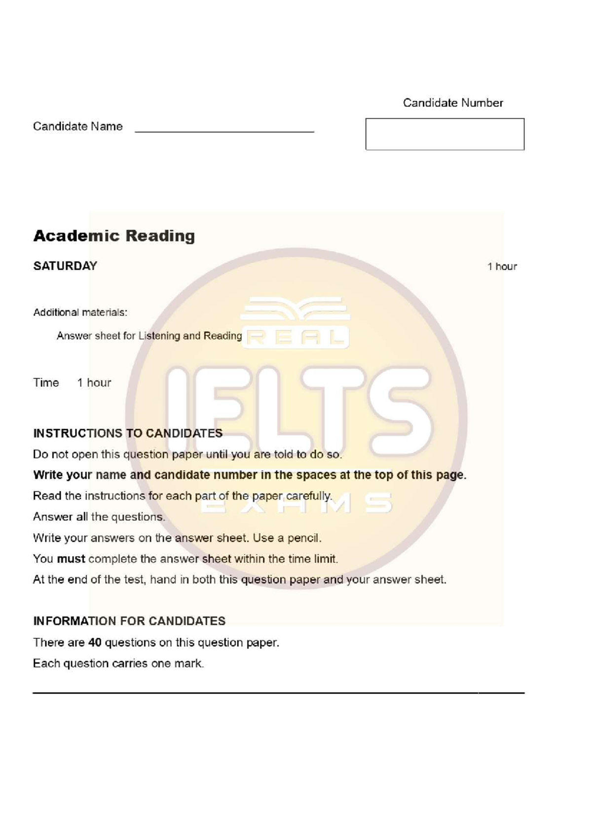 Test 6 Reading - IELTS Preparation Materials - Studocu