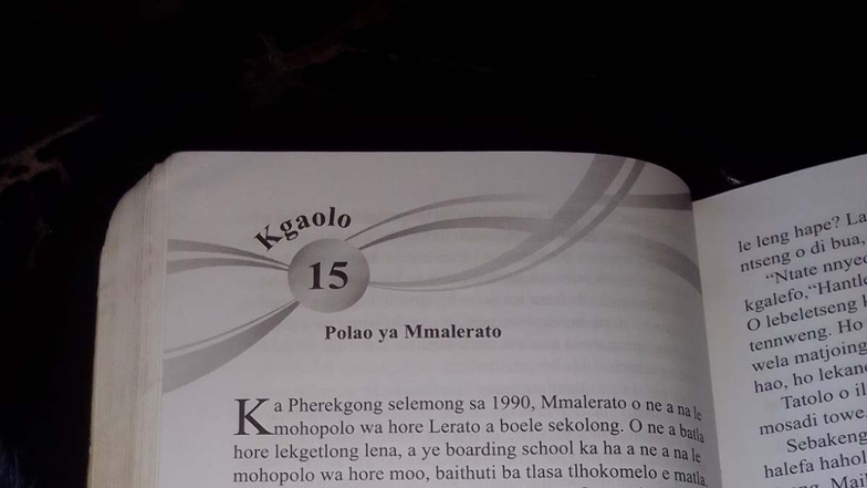 Mohaladitwe wa Dithota: Kgaolo 15-19 - Taba ea Lerato le Mmalerato ...