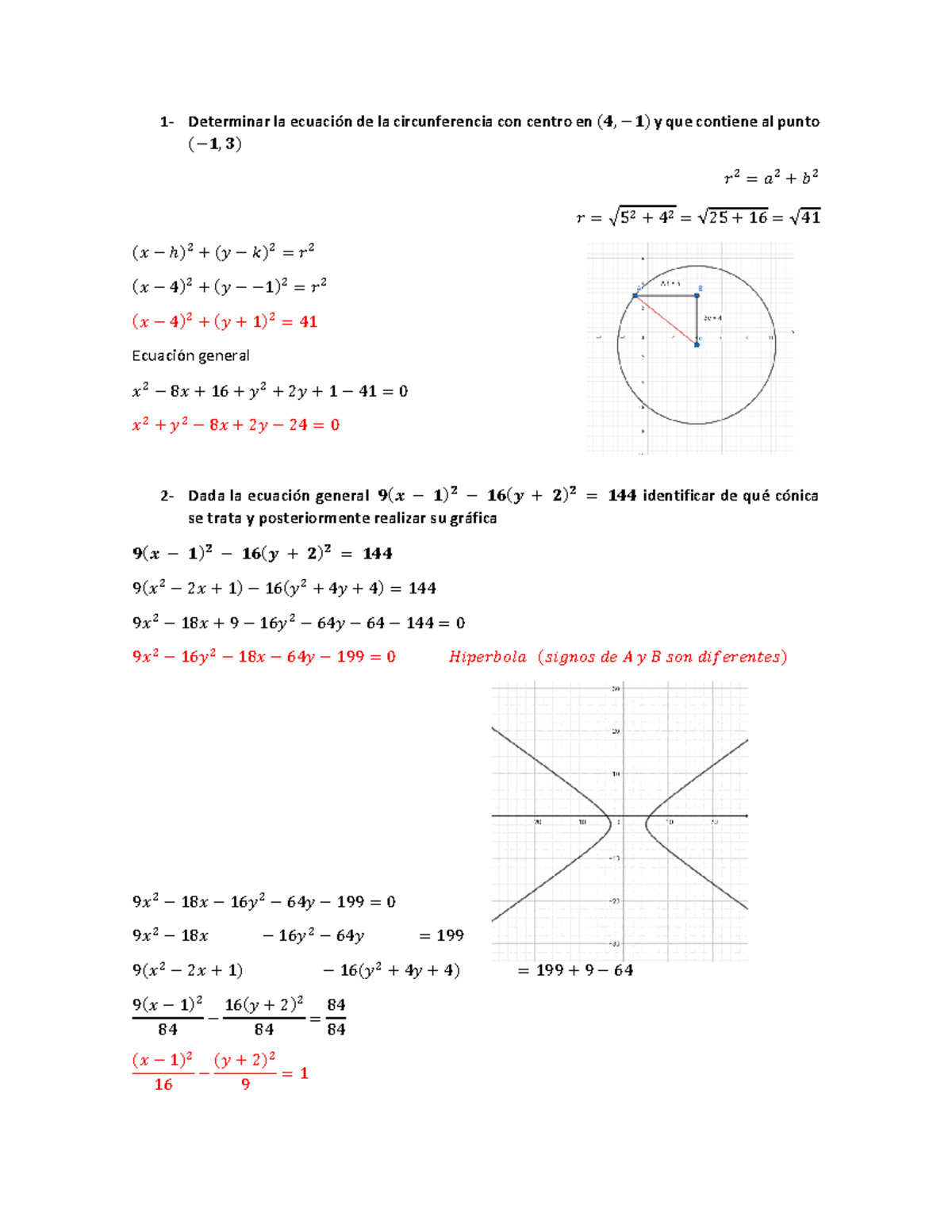 Series calculo - Serie de primer tema - 1 - Determinar la ecuación de ...