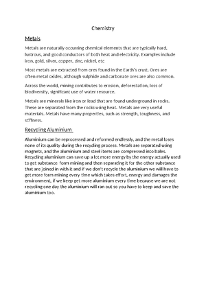 GCSE Chemistry Paper 1 Revision Notes: Atoms, Elements & Compounds ...