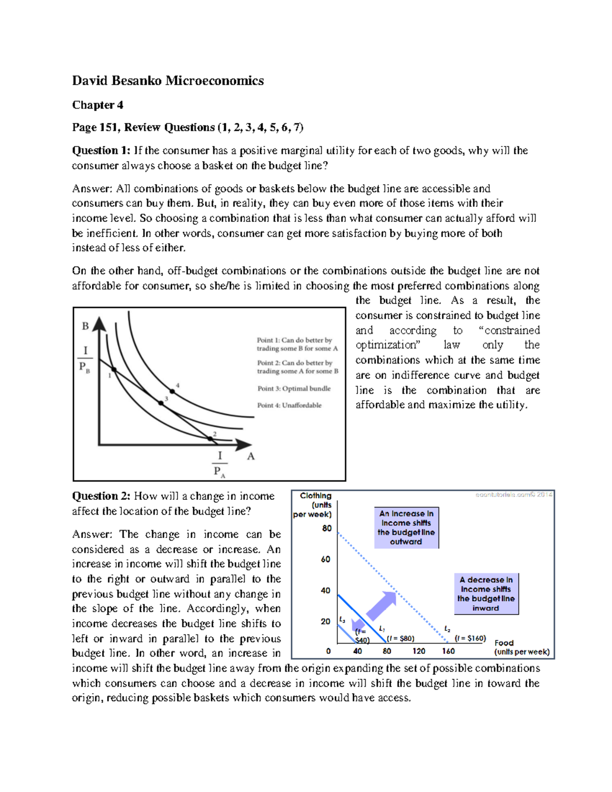 Chapter 4 Solutions: Micro Exercises in Microeconomics (Econ 101) - Studocu