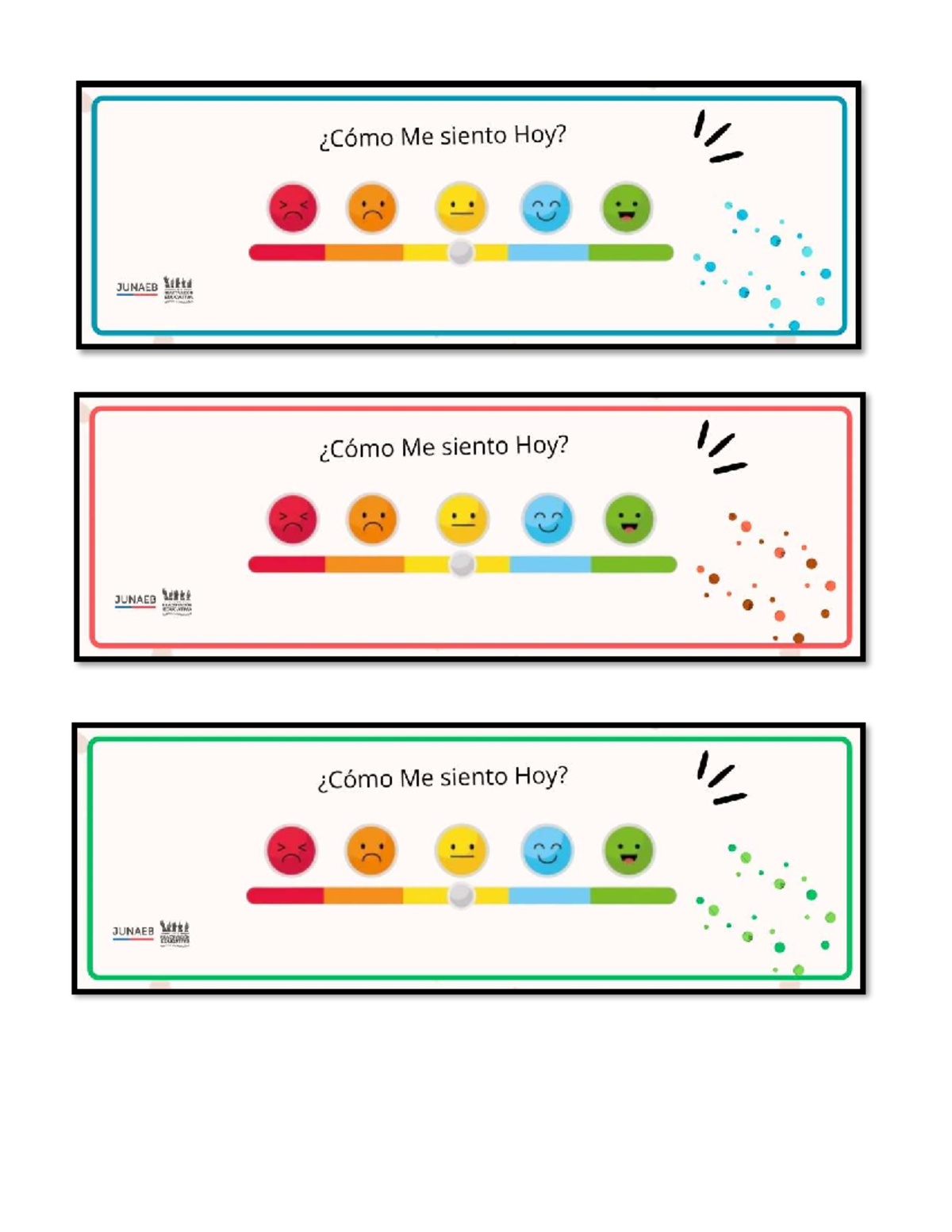 Como me siento hoy ferias - Derecho - Me siento Hoy? JUNAEB ...