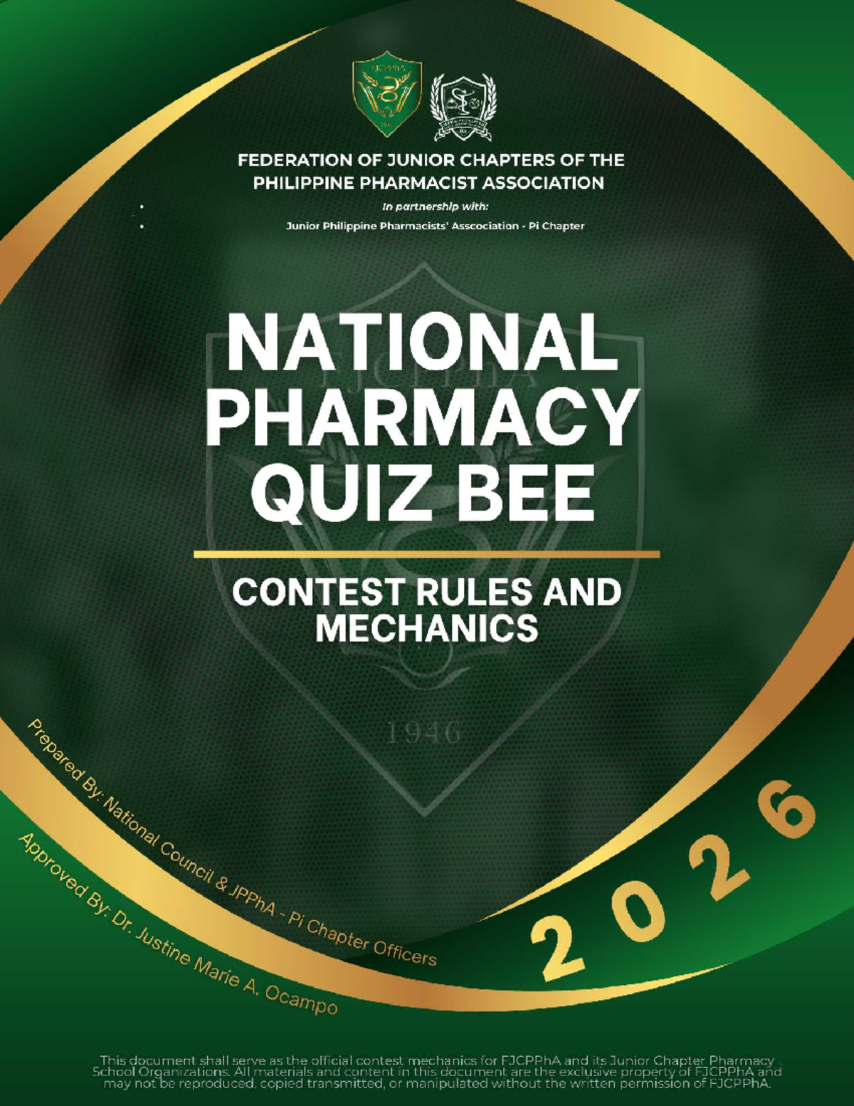 National Pharmacy Quiz Bee 2026: Contest Rules & Mechanics - Studocu
