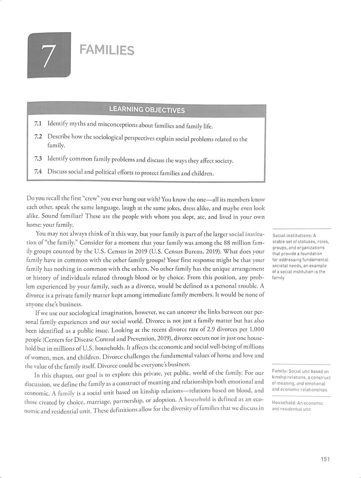 SOCI 101: Sociological Perspectives on the Family - Chapter 7 Overview ...