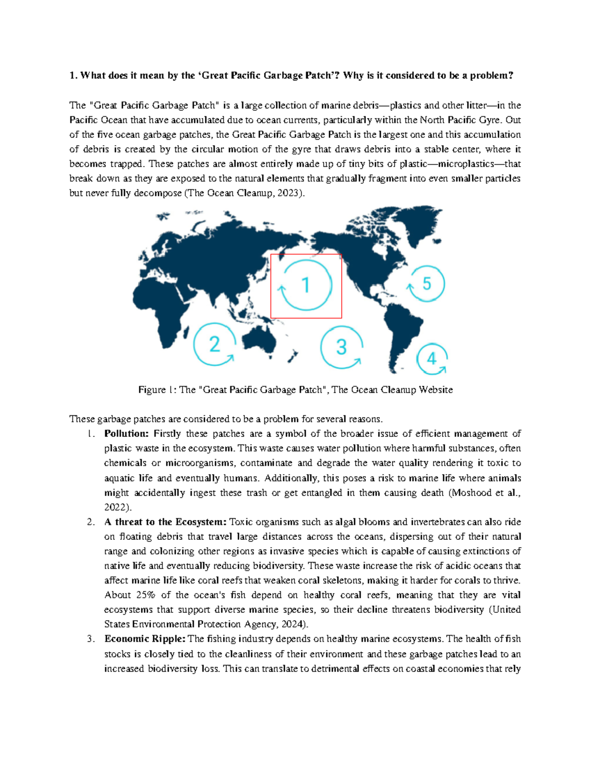 Case Study: The Great Pacific Garbage Patch and Its Stakeholders - Studocu