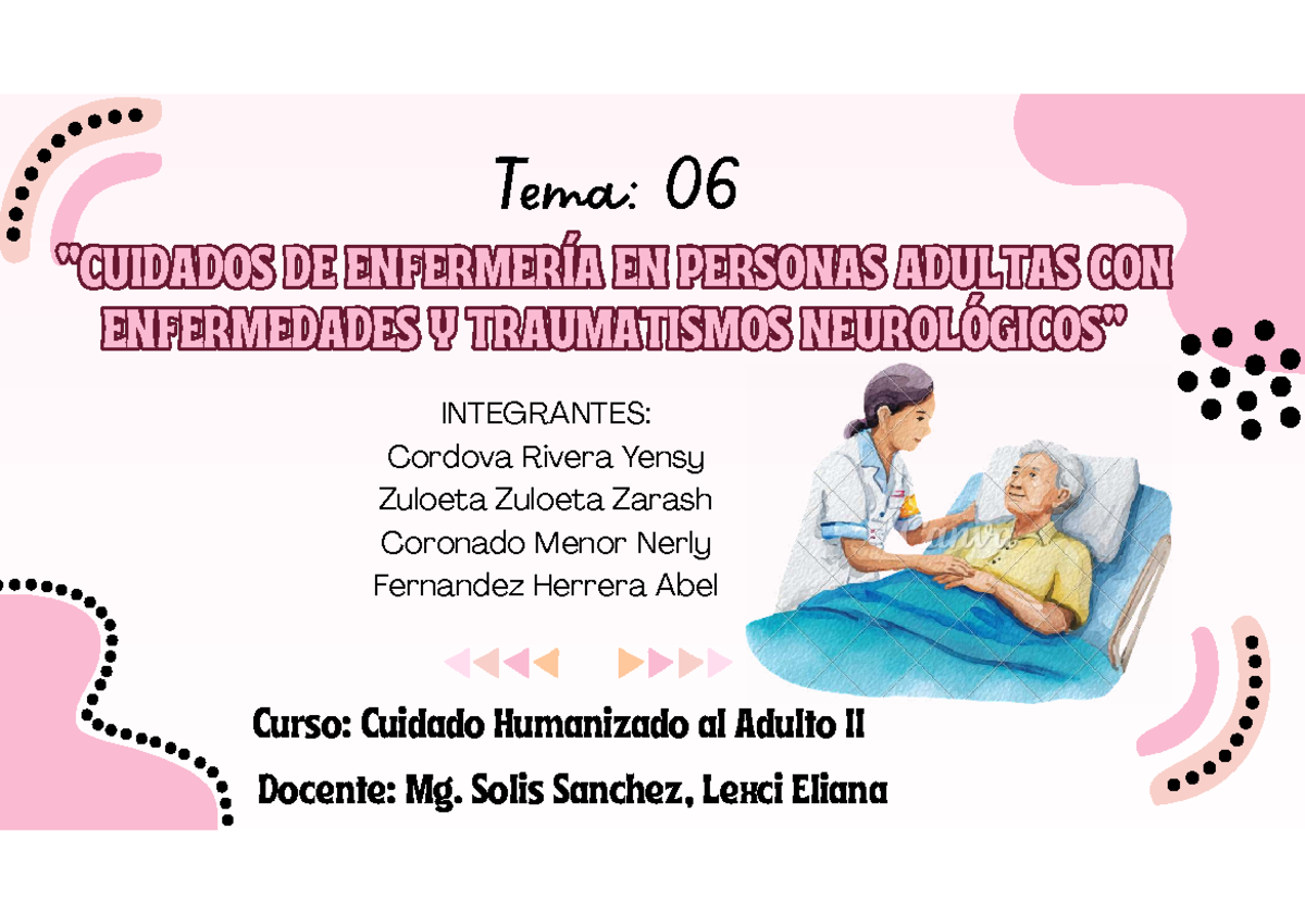 Traumatismo Neurológico en Adultos: Cuidado y Manejo (Cuidado ...
