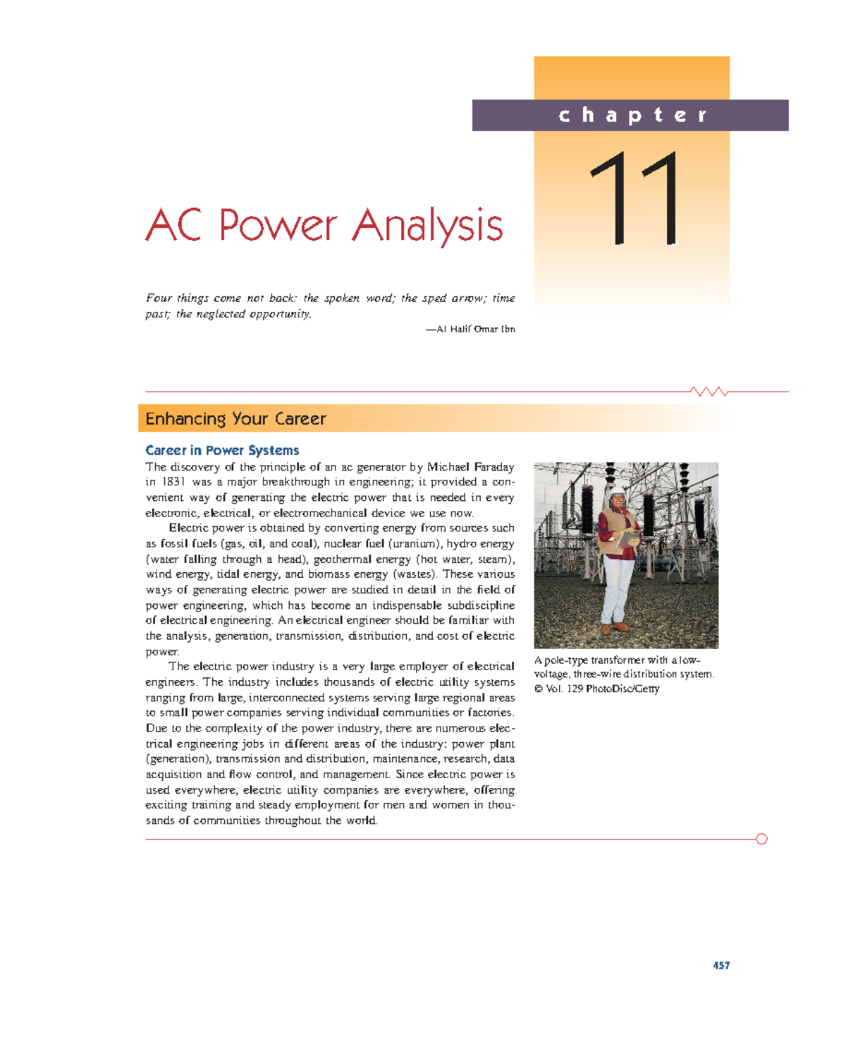 Chapter 11: AC Power Analysis in Electric Circuits (Fundamentals) - Studocu