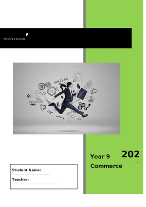 Commerce - Grade: 9 - Secondary School - Studocu