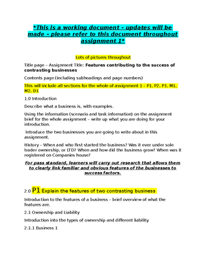 Unit 22 Market Research - Assignment 2 - In this report I will be ...