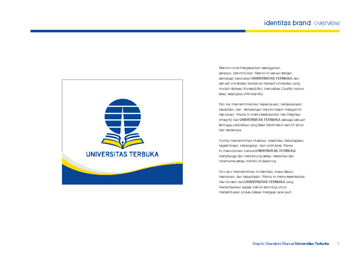 Logo Universitas Terbuka dan Warna GSM UT 2010 - identitas brand ...