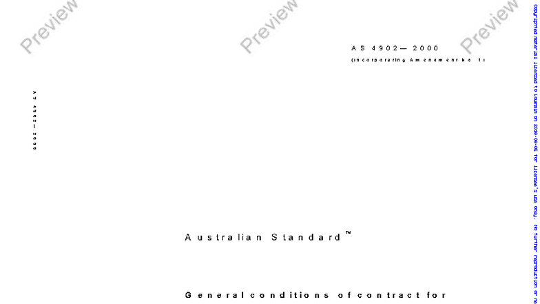 AS4902 - General Conditions of Contract for Design and Construct - Studocu