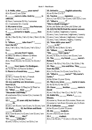 GE 6 test answers - CAMBRIDGE GLOBAL ENGLISH 6: PROGRESS TEST 1 ANSWERS ...