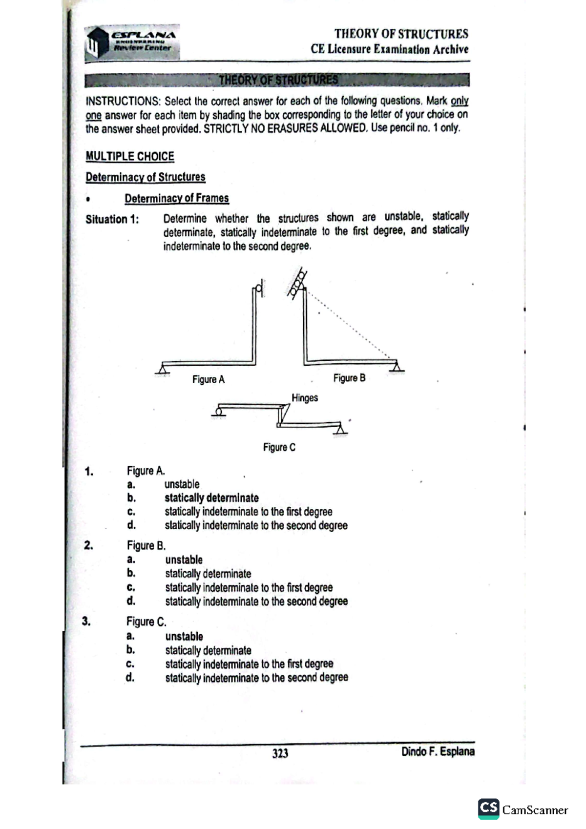 Theory of Structures Overview - CELE ARCHIVE - ESPLANA - Studocu