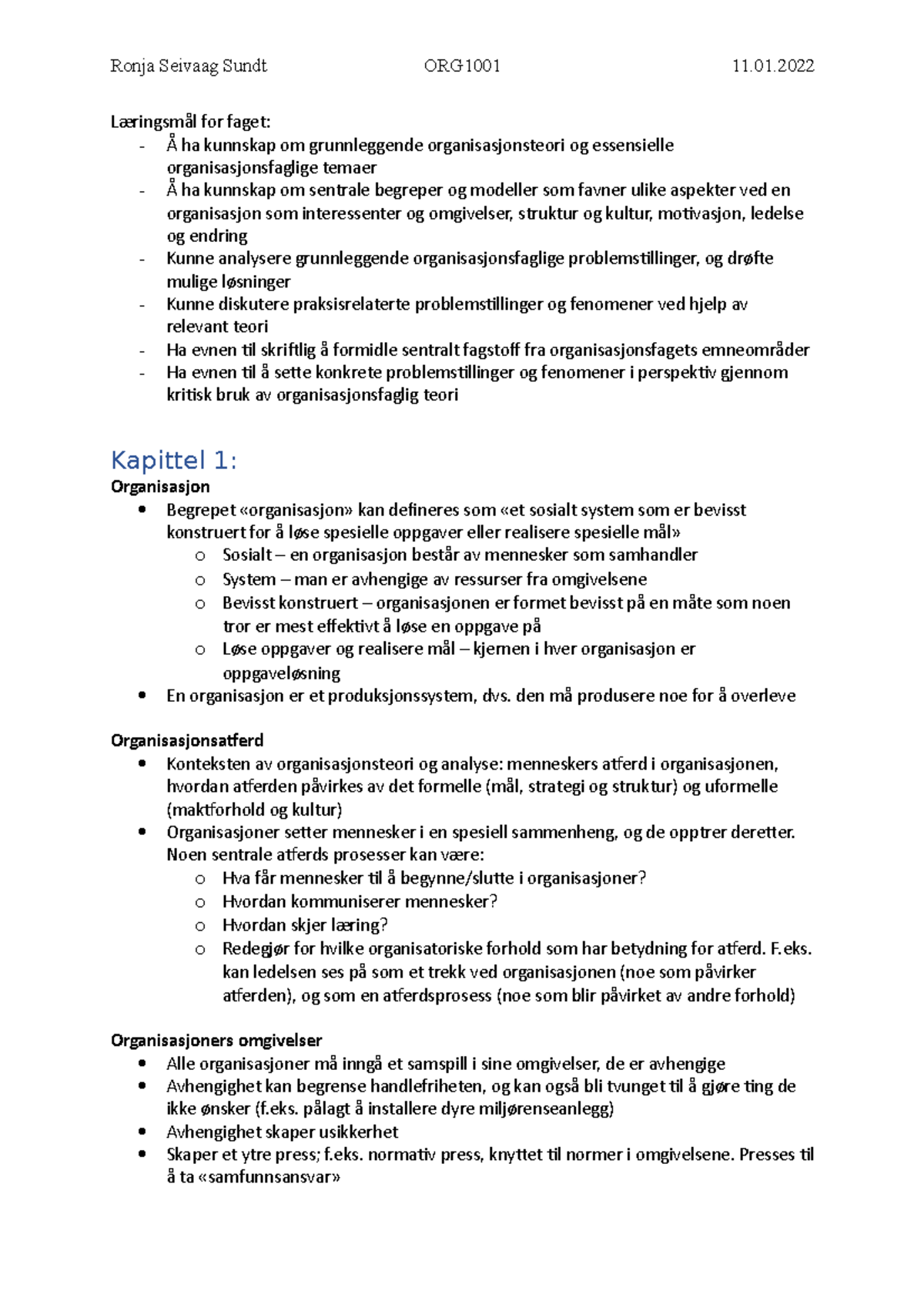 Sammendrag av Organisasjonsteori - Hvordan Organisasjoner Fungerer ...