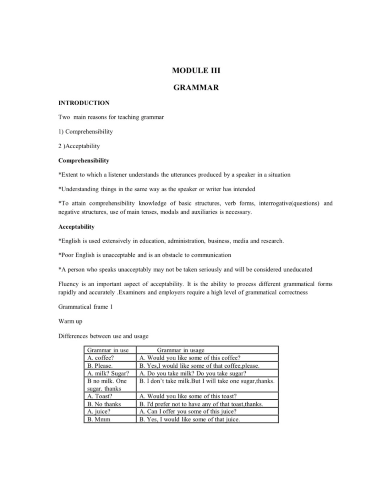 Module 3 - Tenses: Simple & Continuous Forms Explained - Studocu