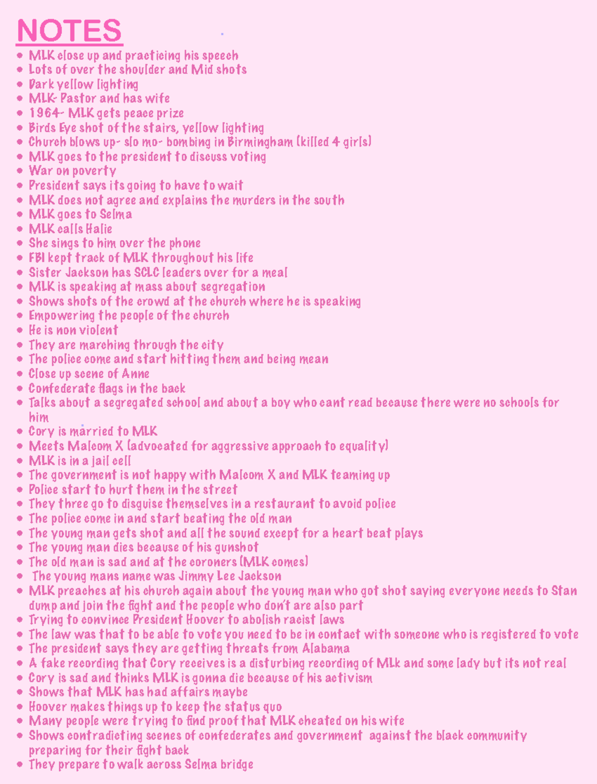 Selma: MLK's Fight for Equality and Nonviolent Resistance - Studocu