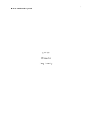 [Solved] How might sociological perspectives that you learned - Culture ...