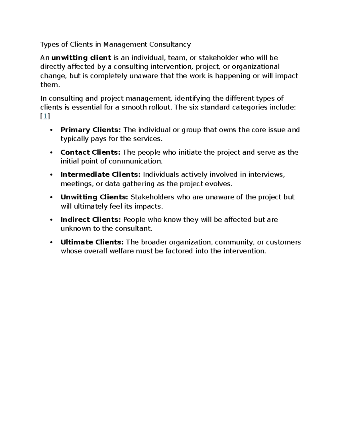 Types of Clients in Management Consultancy: Key Categories Explained ...