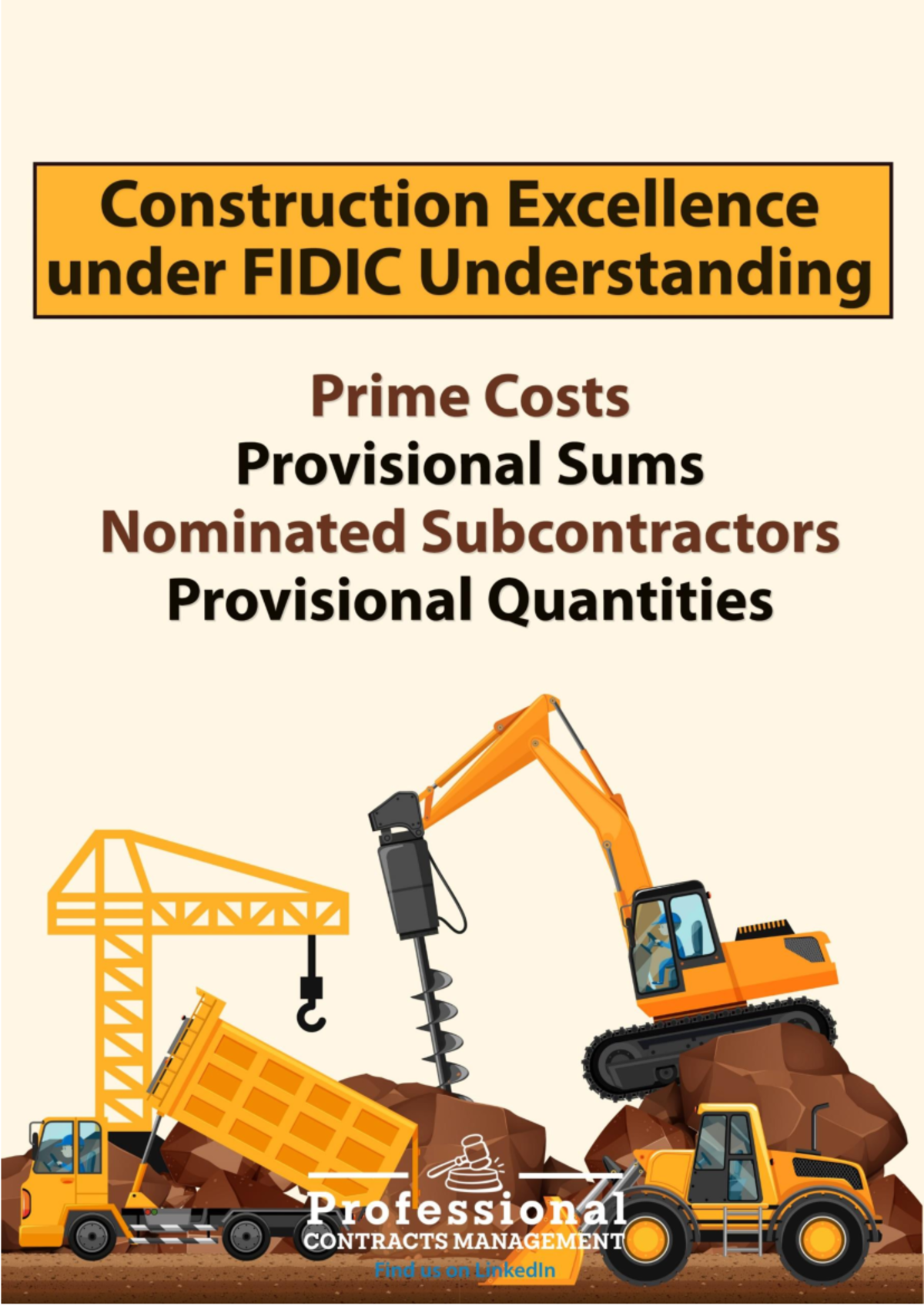 Construction excellence under fidic - Table of Contents: 1 ...