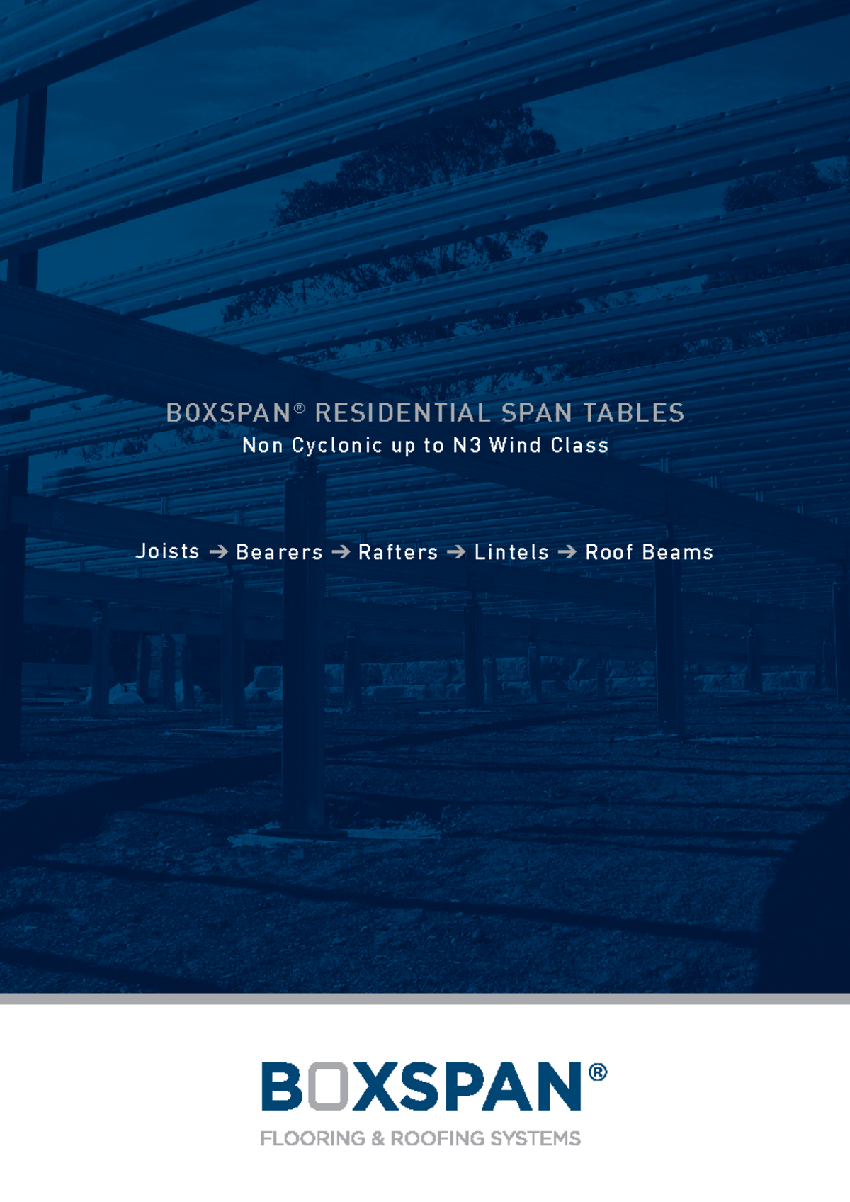 Boxspan Residential Span Tables - Non Cyclonic N3 Wind Class - Studocu
