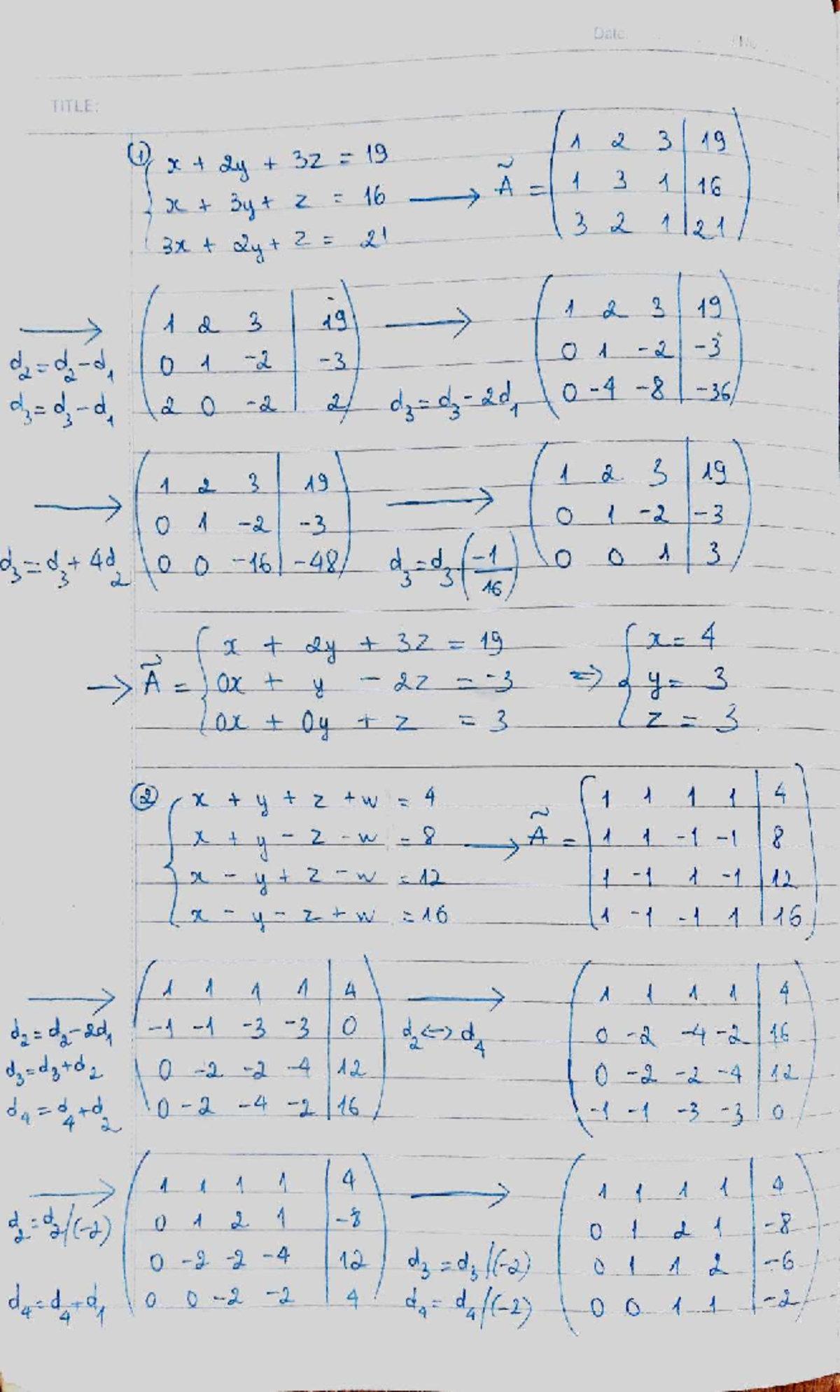Q349 Math Problem Solutions and Equations Analysis - Studocu