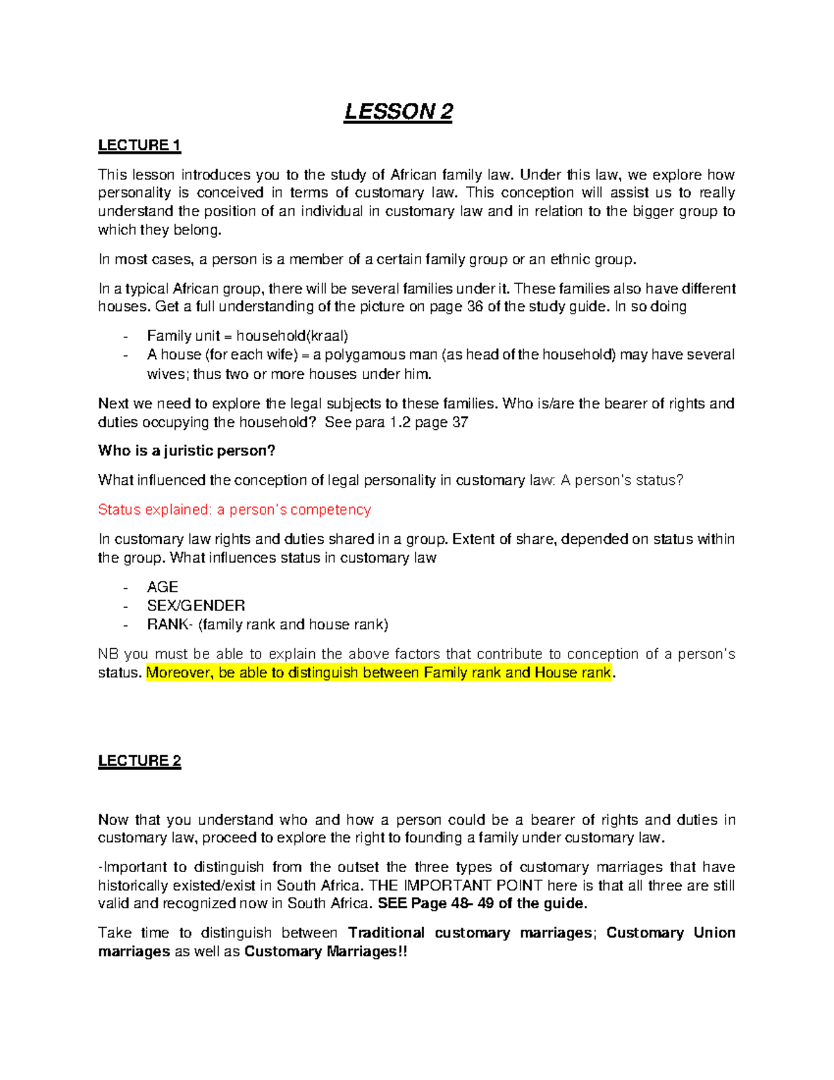 Lesson 2 c2be0de464d9bacb520bb5ec8374e40e - LESSON 2 LECTURE 1 This ...