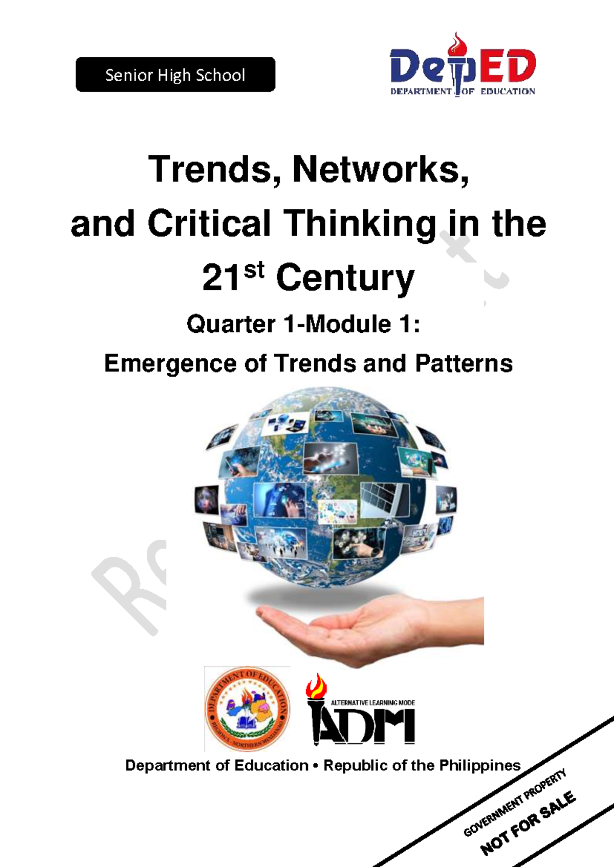 Quarter 1 - Module 1: Trends & Patterns in 21st Century Learning - Studocu
