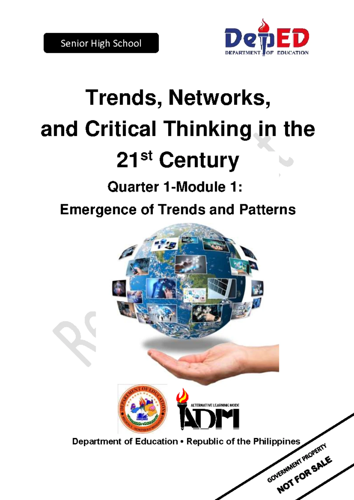 Mod 1 - module 1- quarter 1 - Trends, Networks, and Critical Thinking in the 21 st Century ...