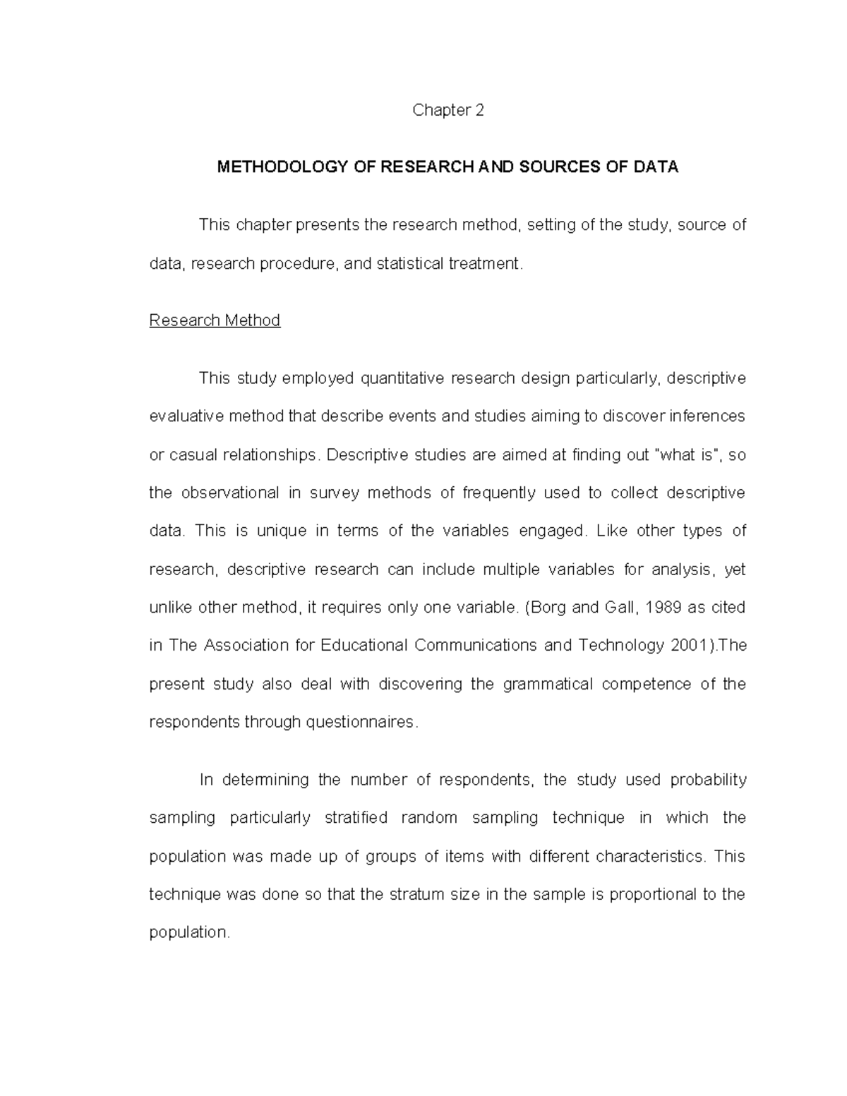 Chapter 2: Methodology and Data Sources for Thesis Research (05-20-17 ...