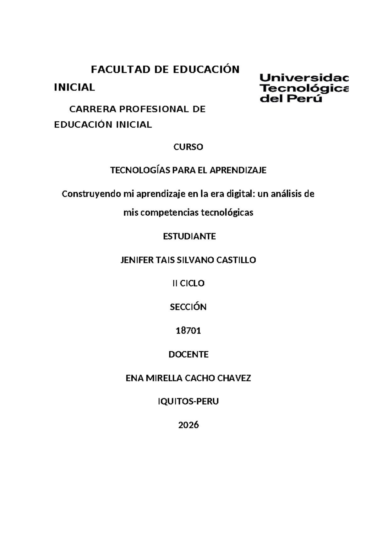 Análisis de Competencias Digitales en la Era Tecnológica - TECNOLOGÍAS ...
