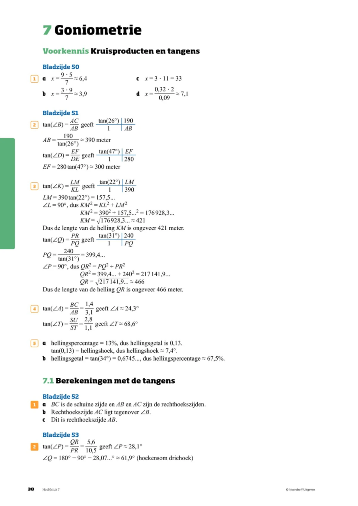 Formulekaart HAVO Wiskunde B: Belangrijke Formules en Regels - Studeersnel
