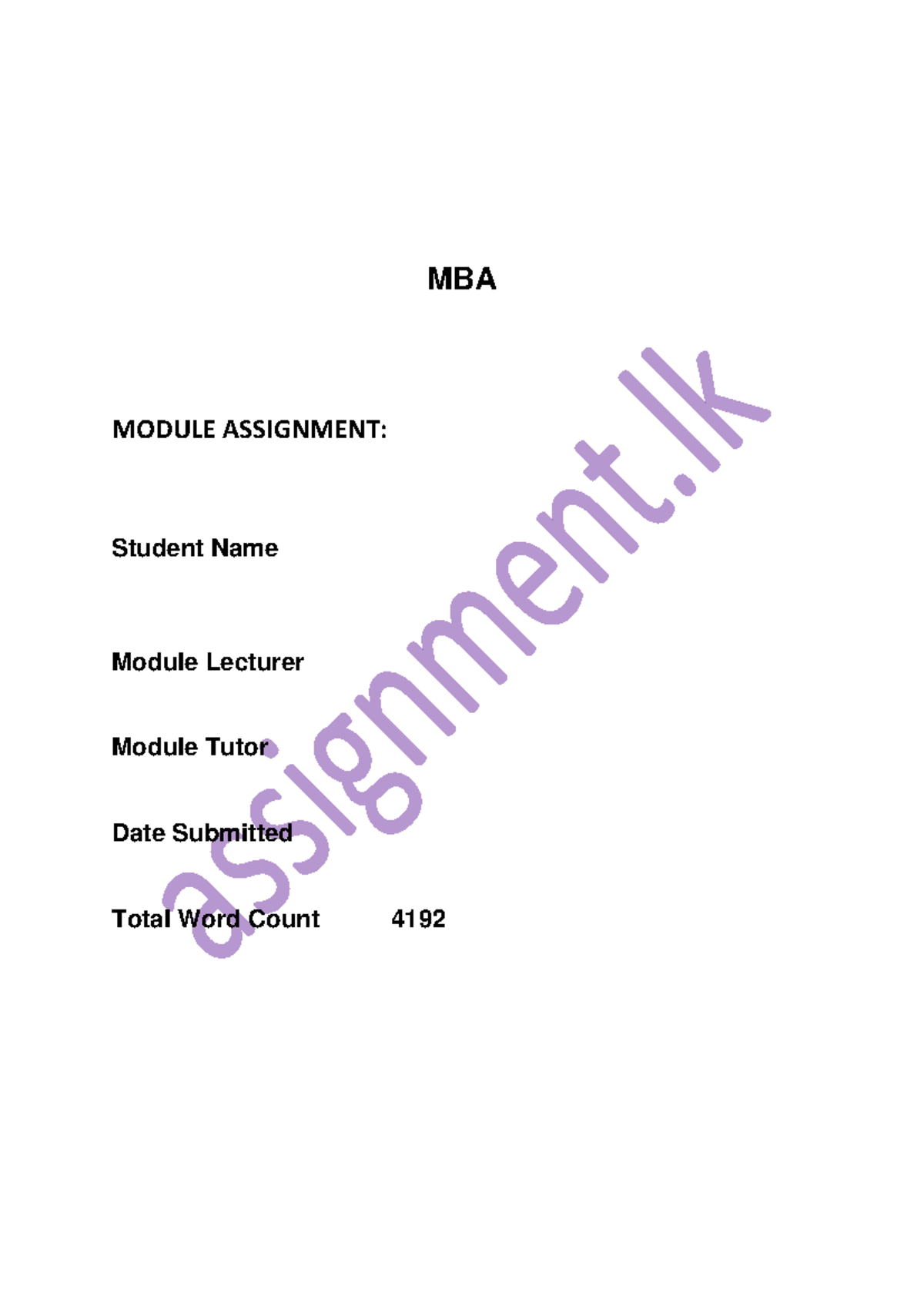 Managing Human Capital - MBA MODULE ASSIGNMENT: Student Name Module ...