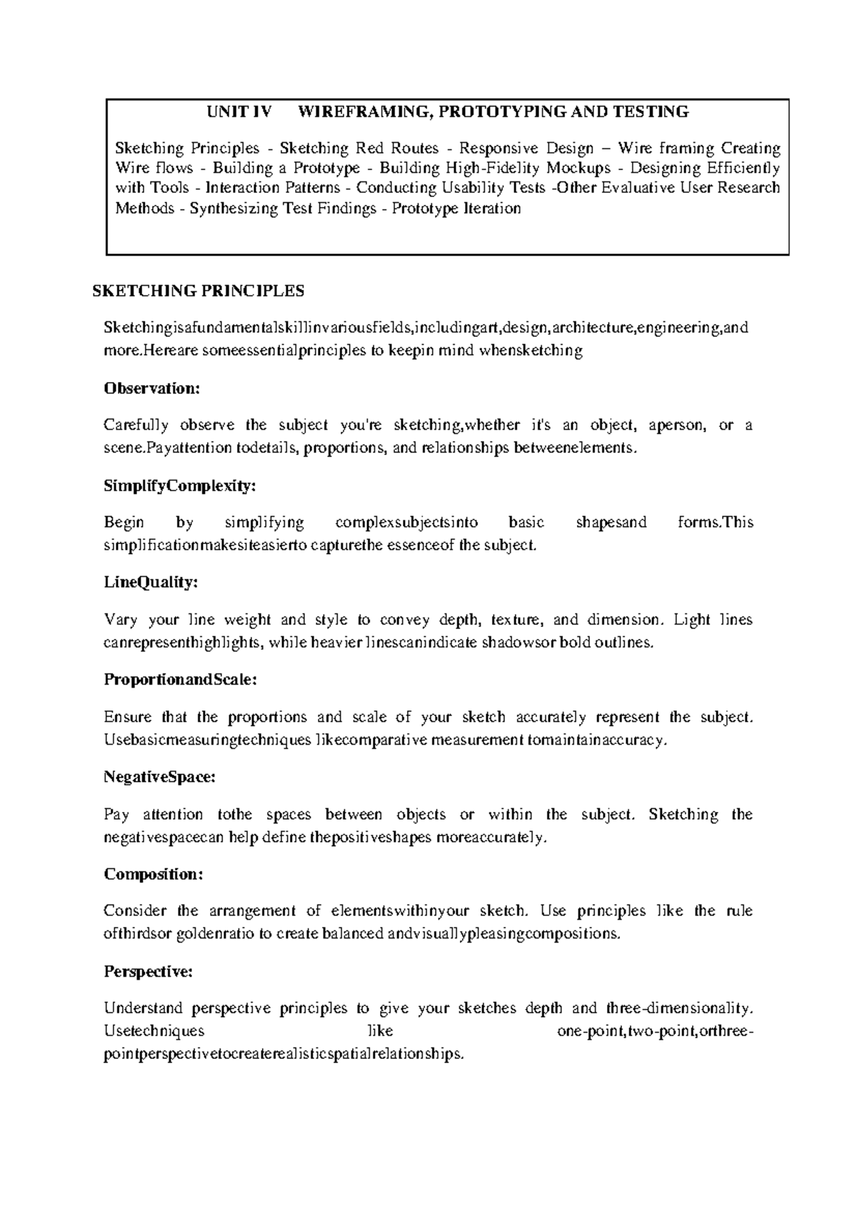UI & UX UNIT 4: Wireframing, Prototyping, and Usability Testing ...