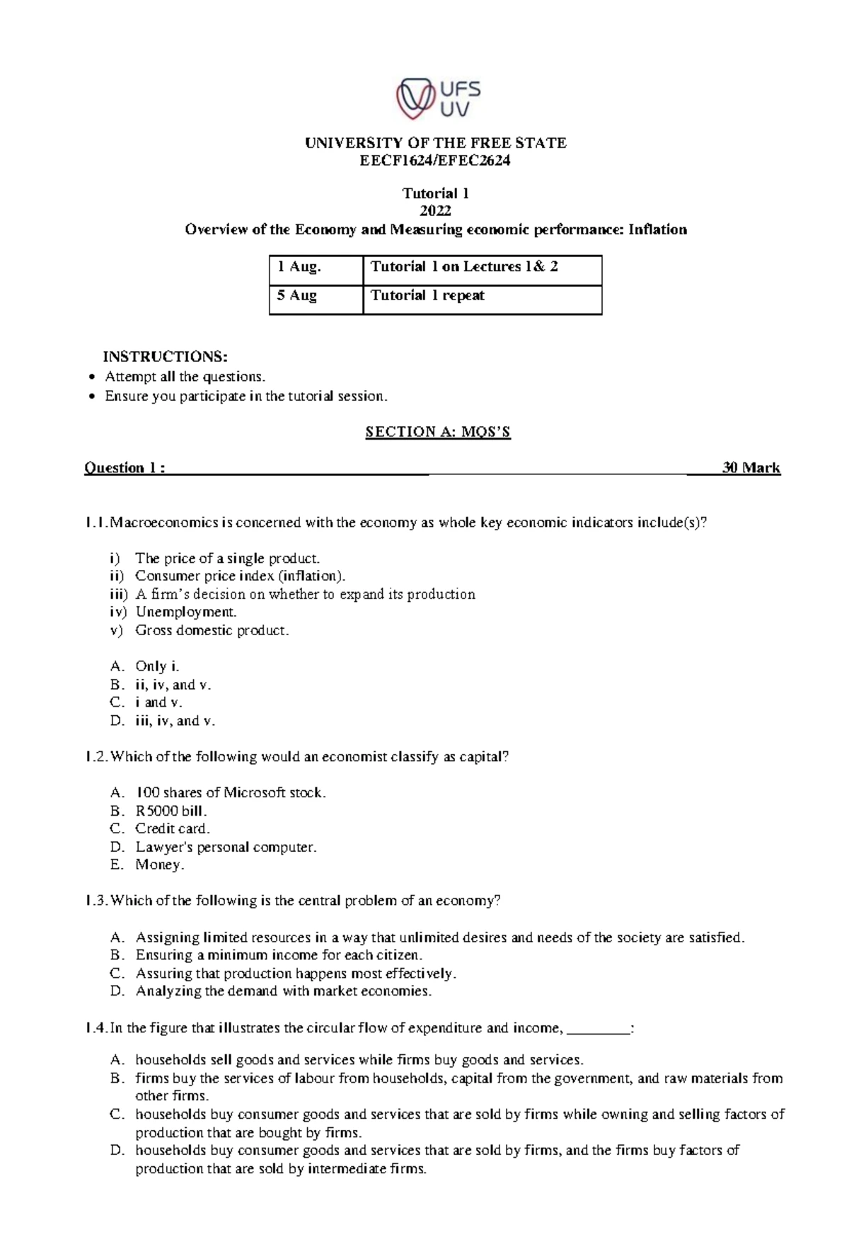Topic 5 Perfect Market Notes - ECONOMICS NOTES TOPIC 5: PERFECT MARKET ...