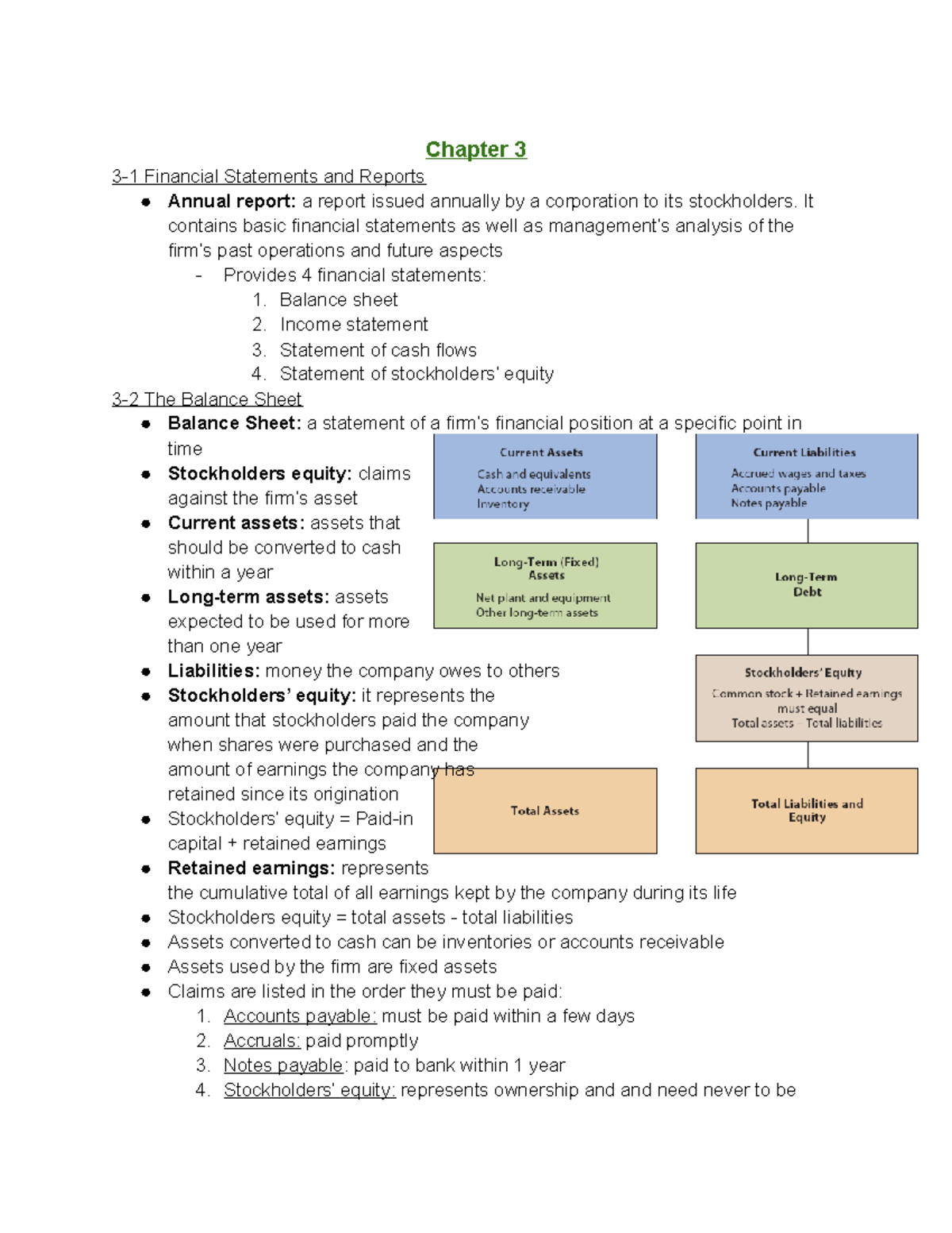 FM CH3 - Financial Management Chapter 3 Overview and Key Concepts - Studocu