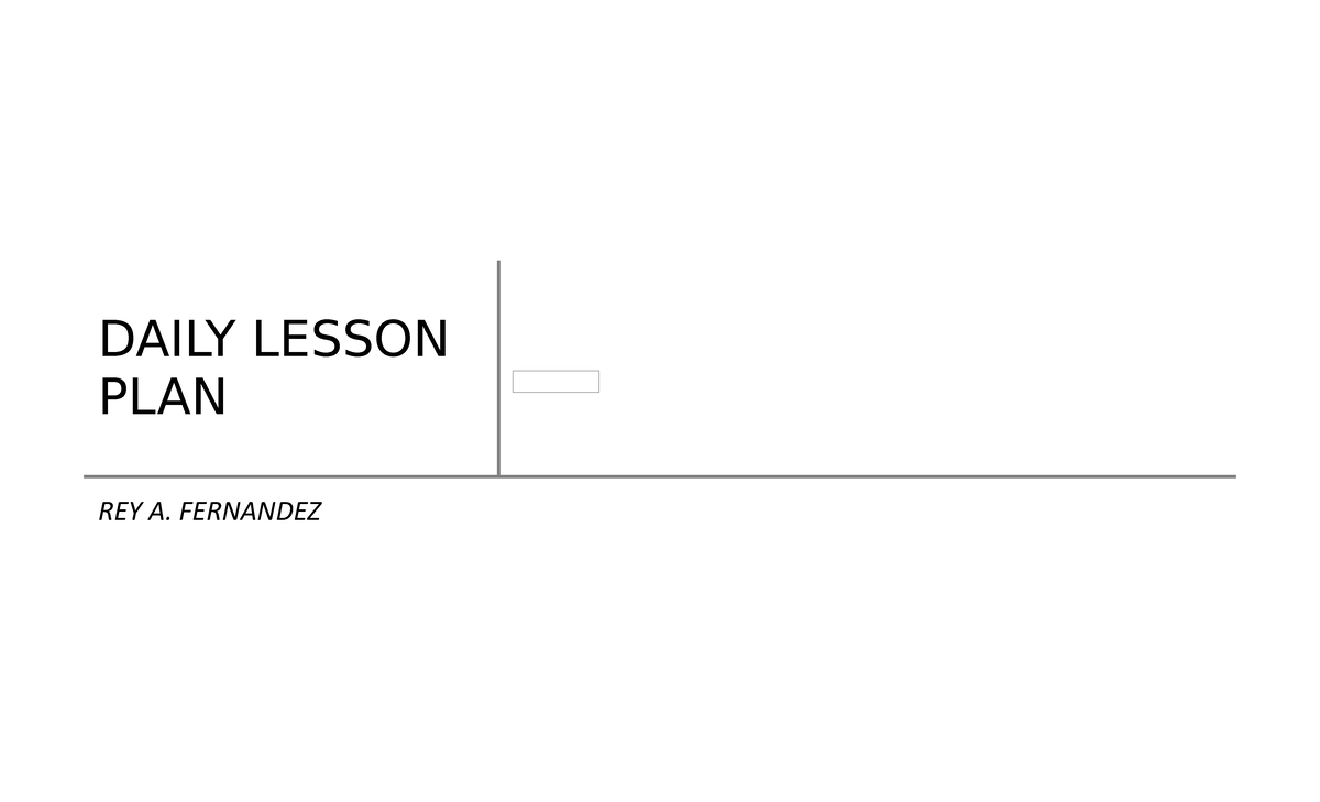 DLL Lesson Plan - ENTREP 11 Week 2 - August 30 to September 2, 2022 ...