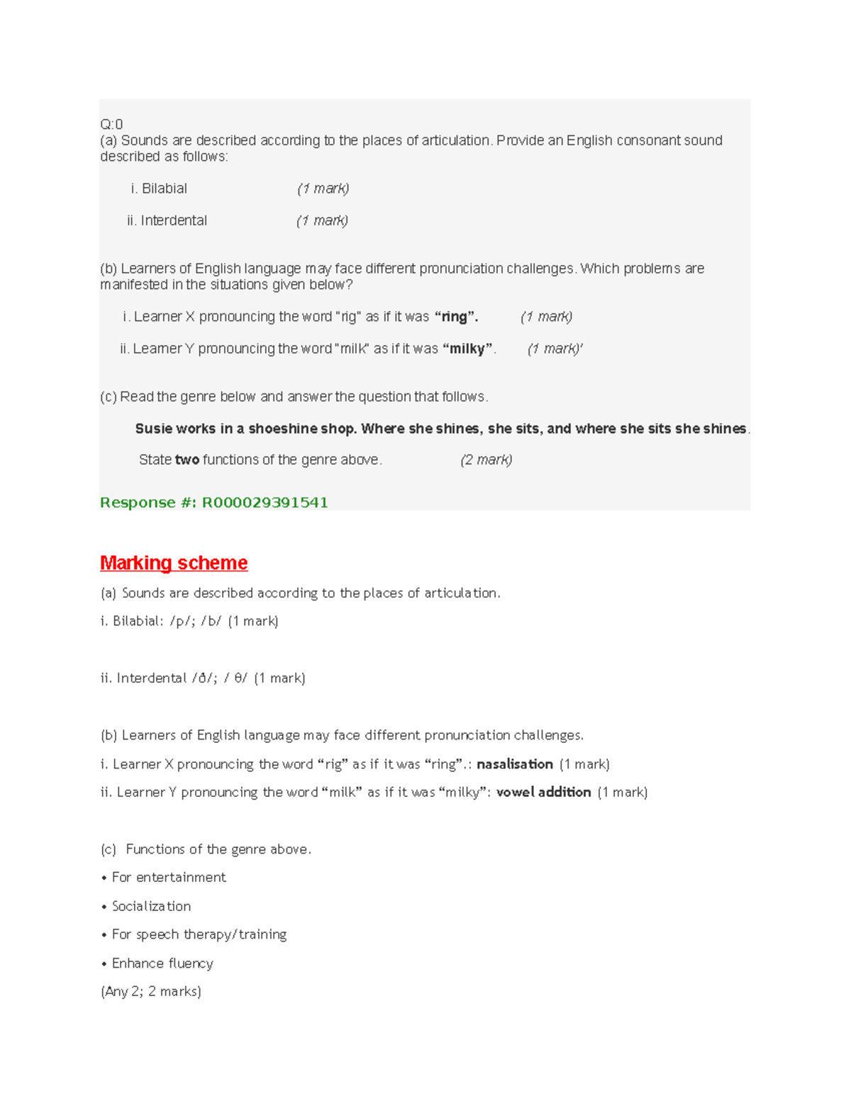 ENG 101: Consonant Sounds & Language Learning Strategies - Studocu