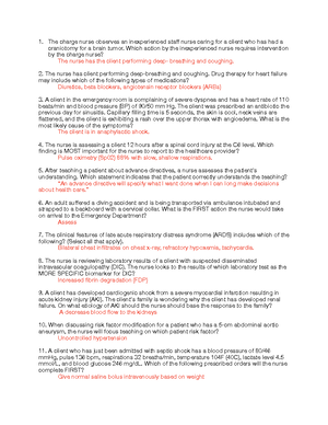 A&P Ch.10 Nervous System Study Guide with Answer Key Insights - Studocu