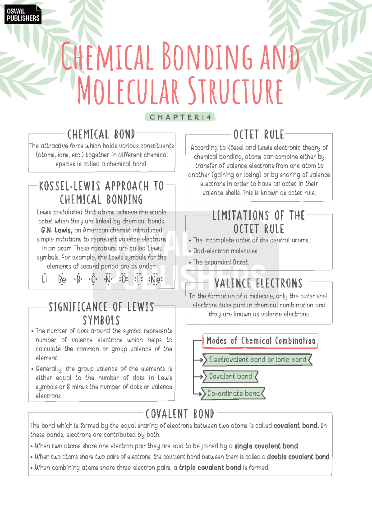 Chemistry XI Chp 4 - Notes of chapter chemical bonding - Chemical ...