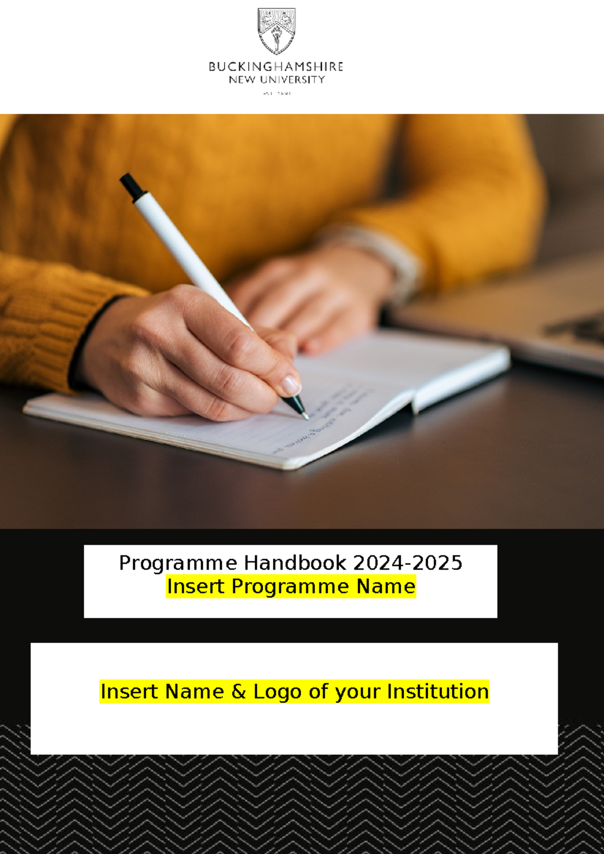 BNU Programme Handbook 2024-2025: Essential Student Guide - Studocu