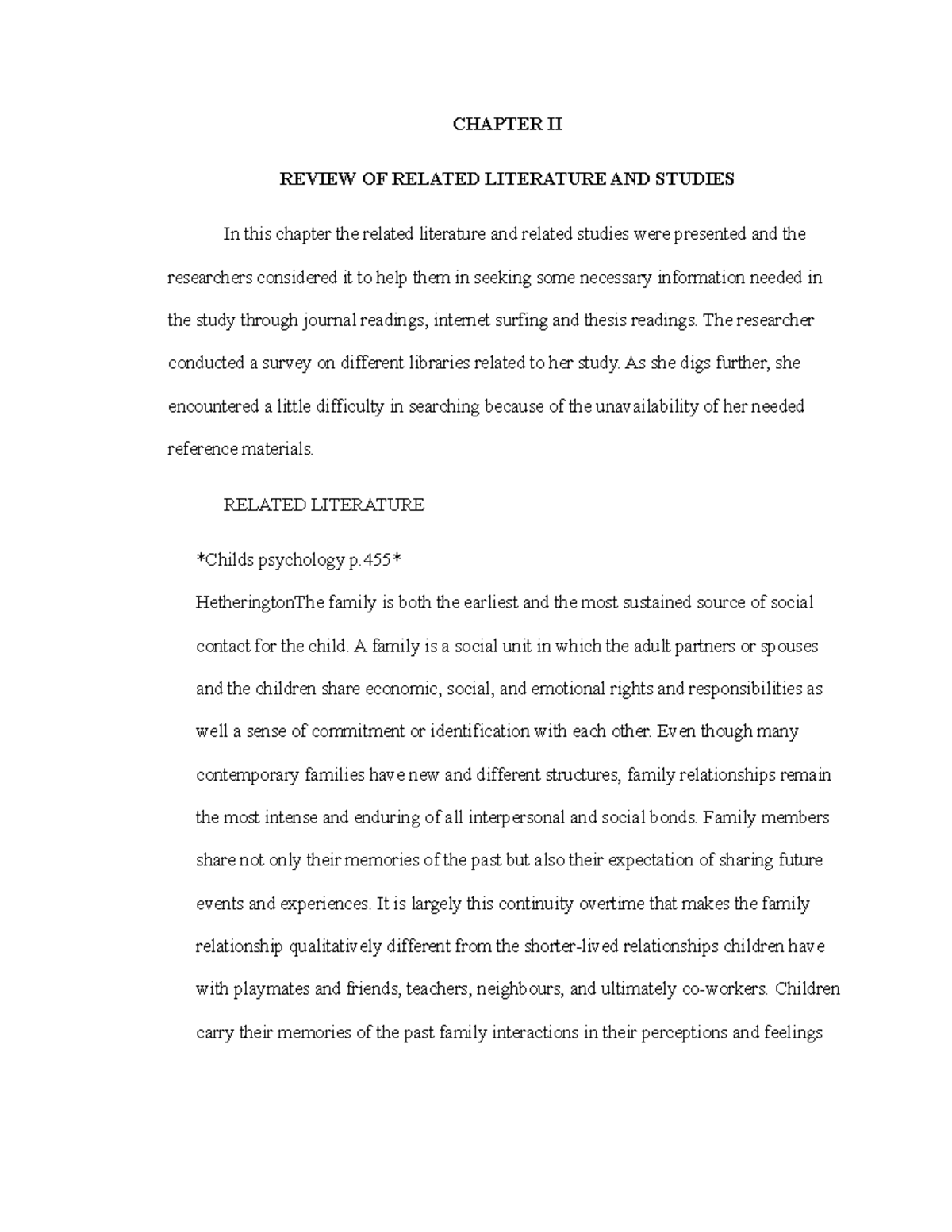 Rrl2 - CHAPTER II REVIEW OF RELATED LITERATURE AND STUDIES In this ...