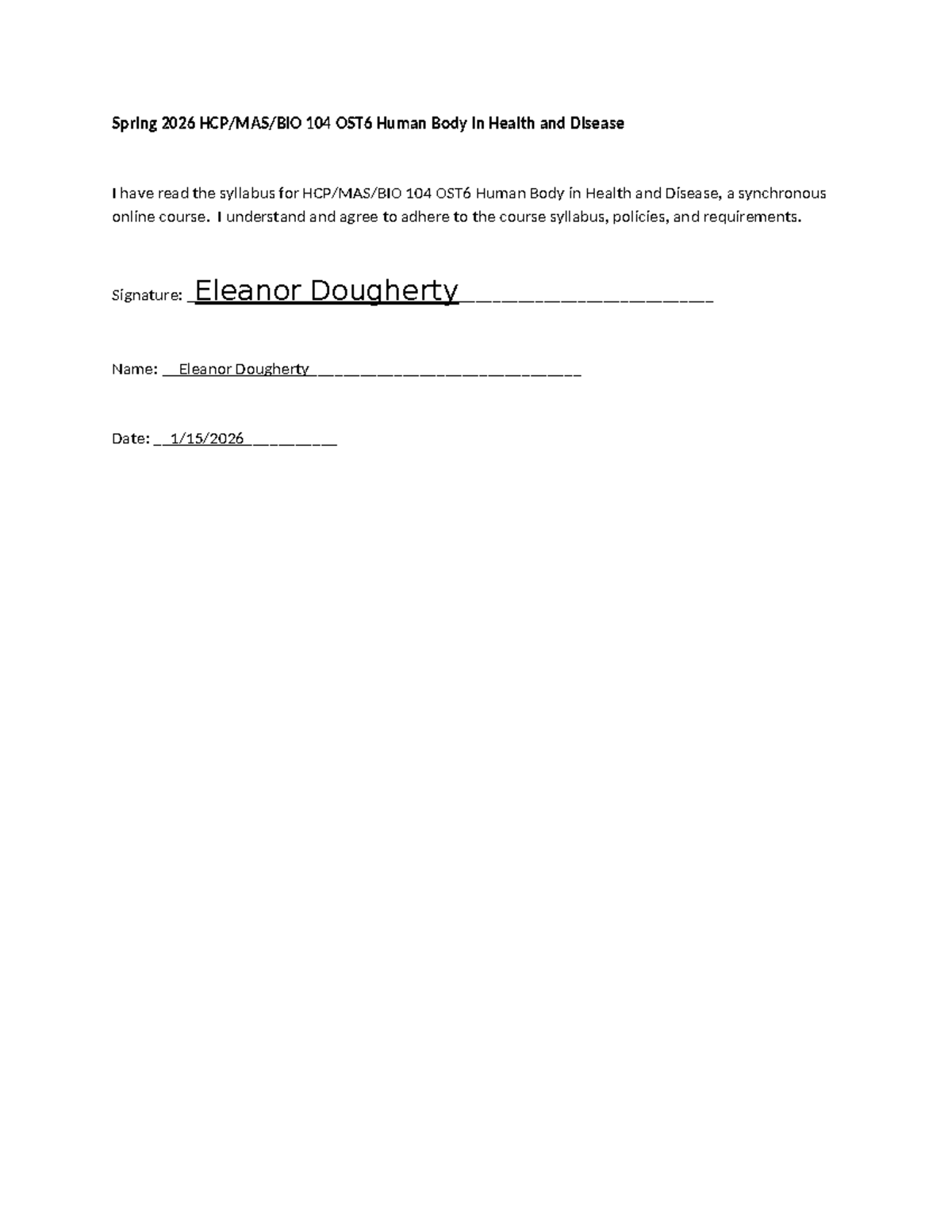 HCP 104 OST6 Spring 2026 Syllabus Acknowledgement Form (2) - math213 ...