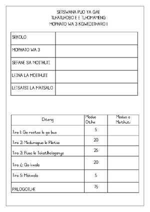 [Solved] Please make a poem for me in setswana in 4 stanzas - Setswana ...