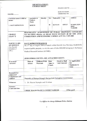 Framing A Charge - Lecture Notes - CRIMINAL PROCEDURE Lecture 4 26 ...
