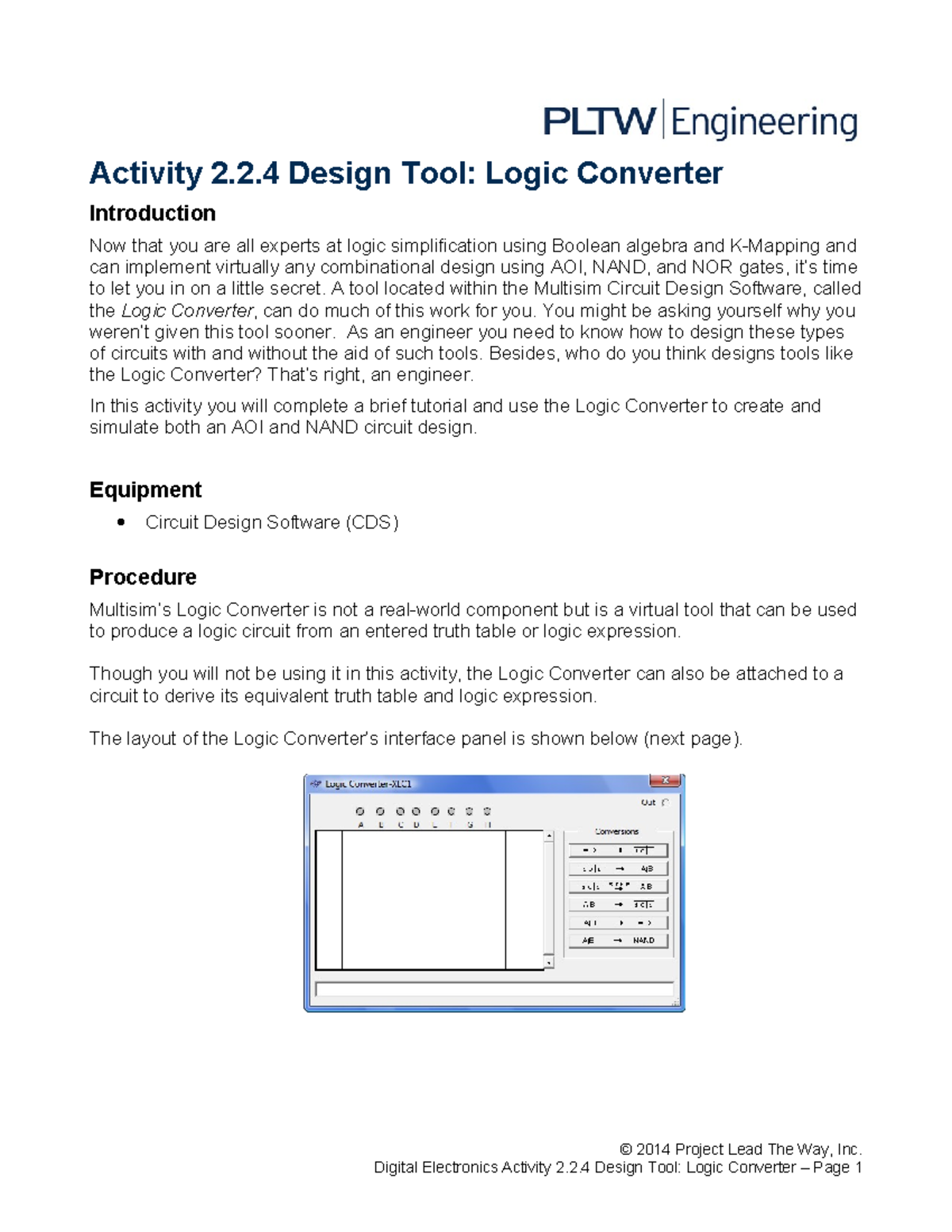 Activity 2.2.4.A - Logic Converter Tutorial and Circuit Design Guide ...