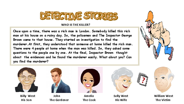 Detective Stories: Unraveling the Mystery of Mr. West's Murder - Studocu